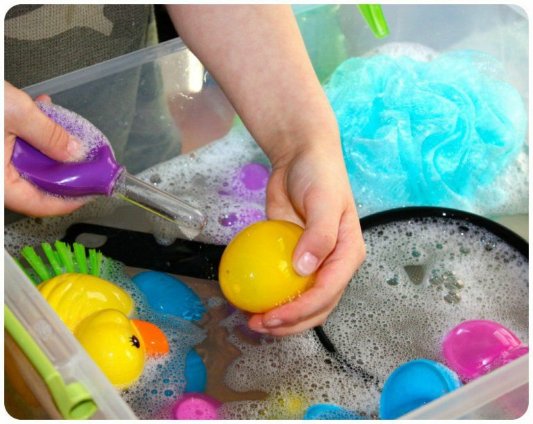 Easter Sensory Bins | Not So SuperMom VS Society